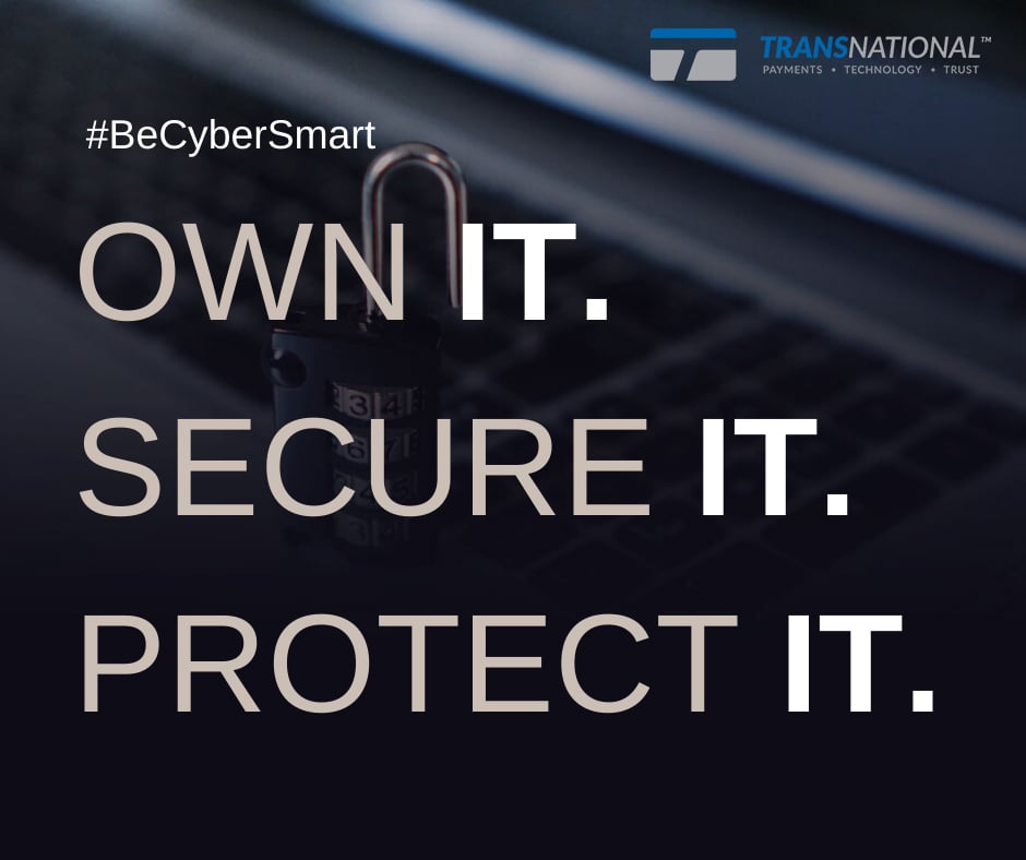 Cybersecurity: Own IT. Secure IT. Protect IT. Part 1.